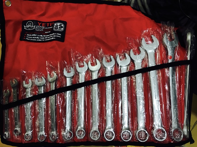 Bộ cờ lê Yeti USA 14 chi tiết 8-24 ( khoá vòng miệng) | Shopee Việt Nam