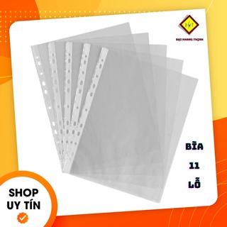 Bìa lá lỗ A4 400g file lá 11 lỗ đựng hồ sơ 100 tờ/xấp | Shopee Việt Nam