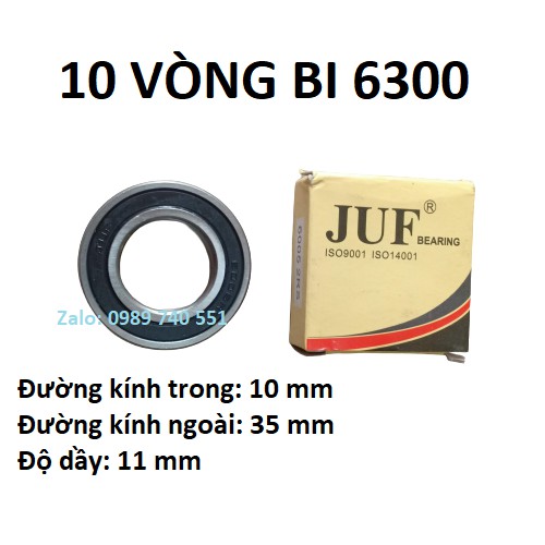 10 vòng bi 6300 JUF | Shopee Việt Nam