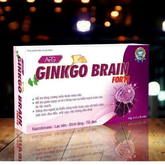 Ginkgo Brain Forte Cải thiện trí nhớ và chứng mất ngủ hoạt huyết dưỡng ...