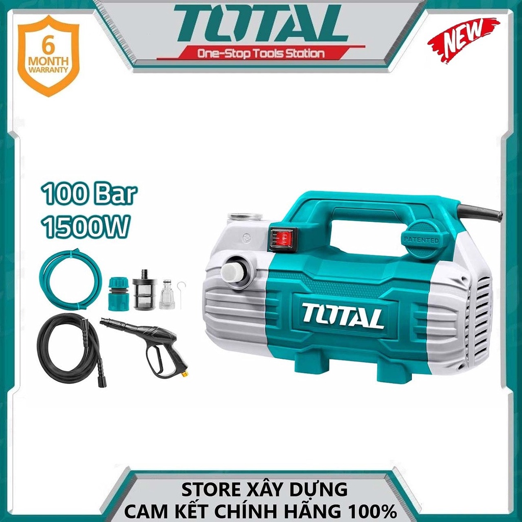 MÁY RỬA XE 1500W 100BAR TOTAL TGT11236 - HÀNG CHÍNH HÃNG | Shopee Việt Nam