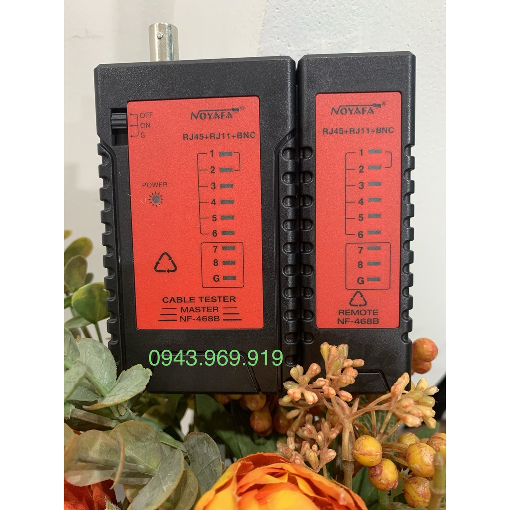 Máy Test mạng NOYAFA NF 468B test RJ45,RJ1,BNC | Shopee Việt Nam