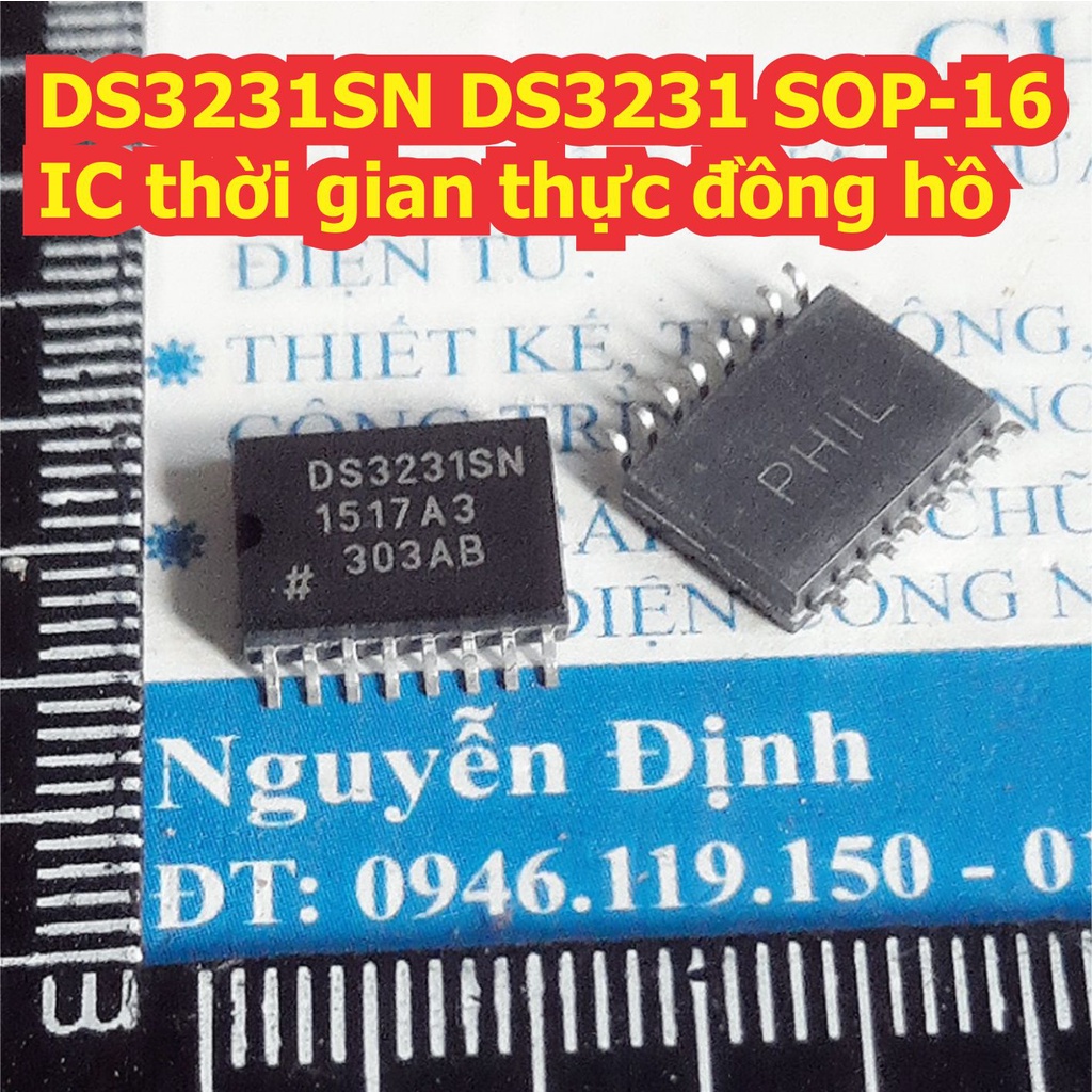 DS3231SN DS3231 SOP-16 IC thời gian thực đồng hồ KDE1391 | Shopee Việt Nam