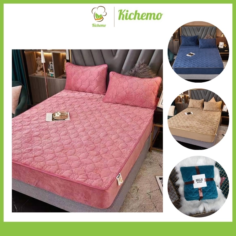 THẢM NHUNG TRẢI GIƯỜNG MUJI CAO CẤP XUẤT NHẬT | Shopee Việt Nam