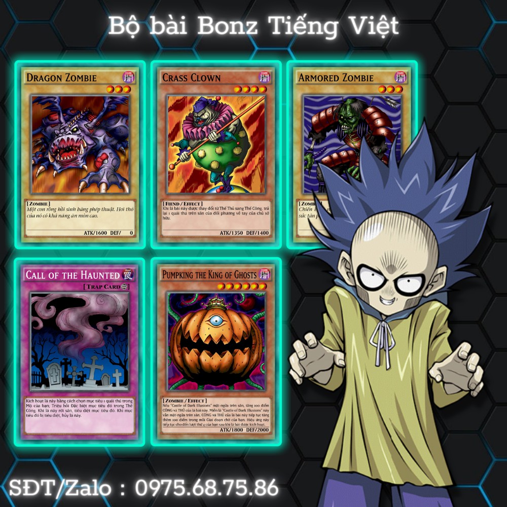 Bài Yugioh Tiếng Việt - Bộ bài Bonz | Shopee Việt Nam