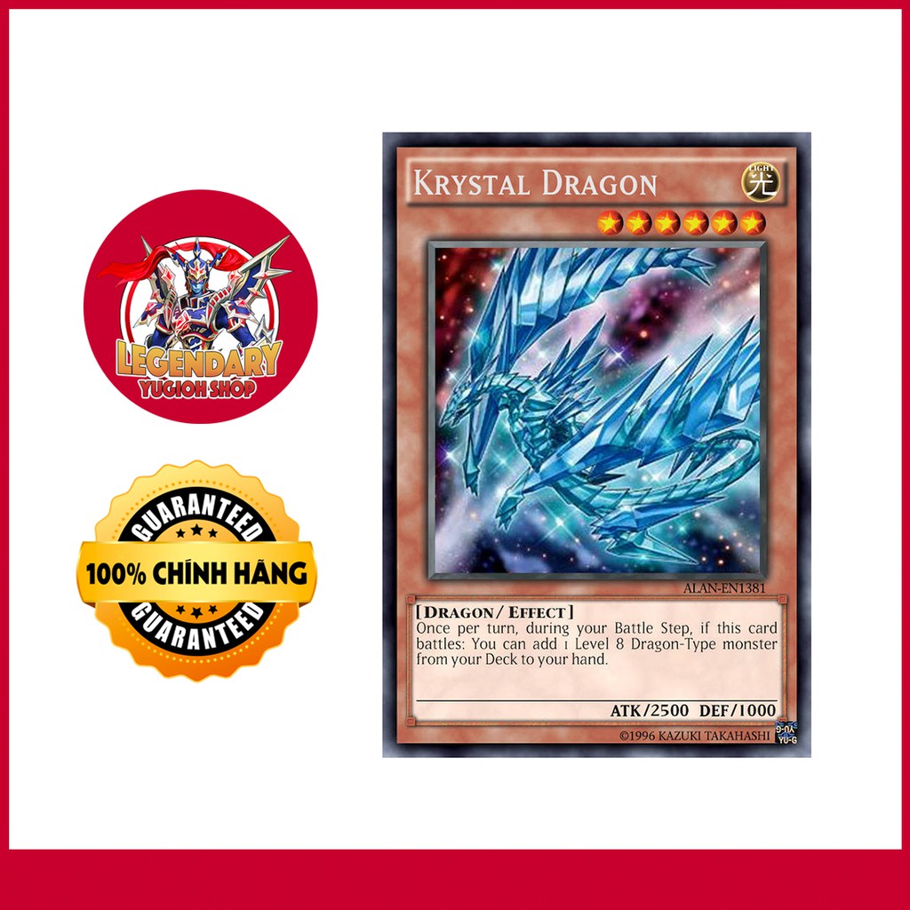 [Thẻ Bài Yugioh Chính Hãng] Krystal Dragon | Shopee Việt Nam