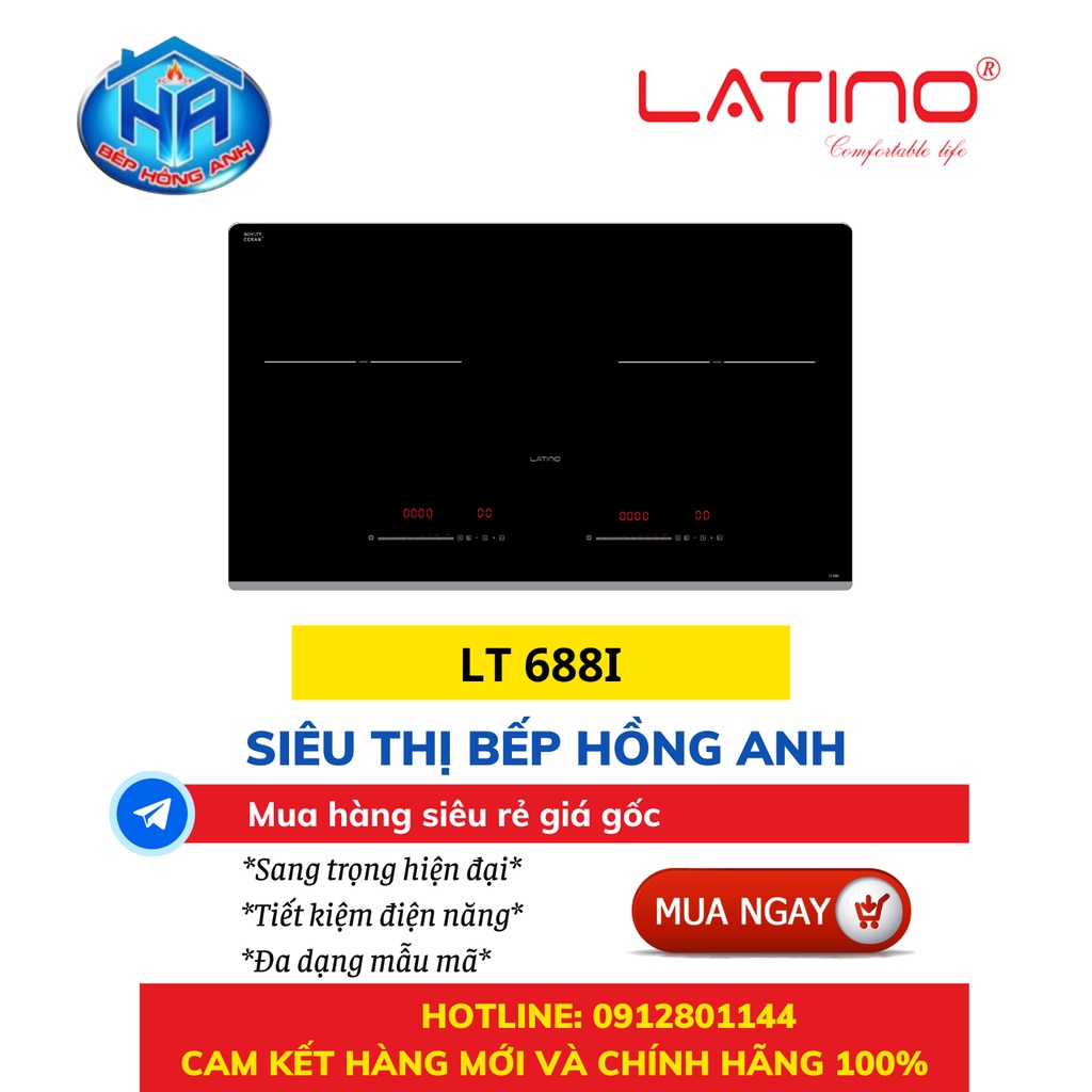 Bếp Điện Từ Latino LT 688I - Chế Độ Tiết Kiệm Gas Tiên Tiến, Siêu Bền ...