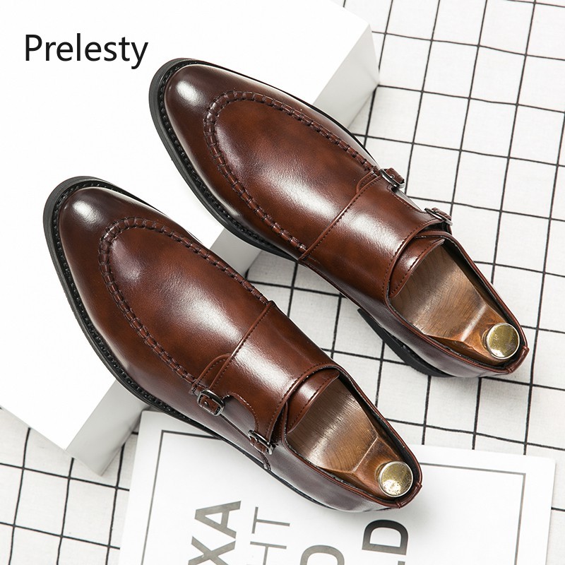 Luxury pointed-toe leather shoes for men | Shopee Việt Nam