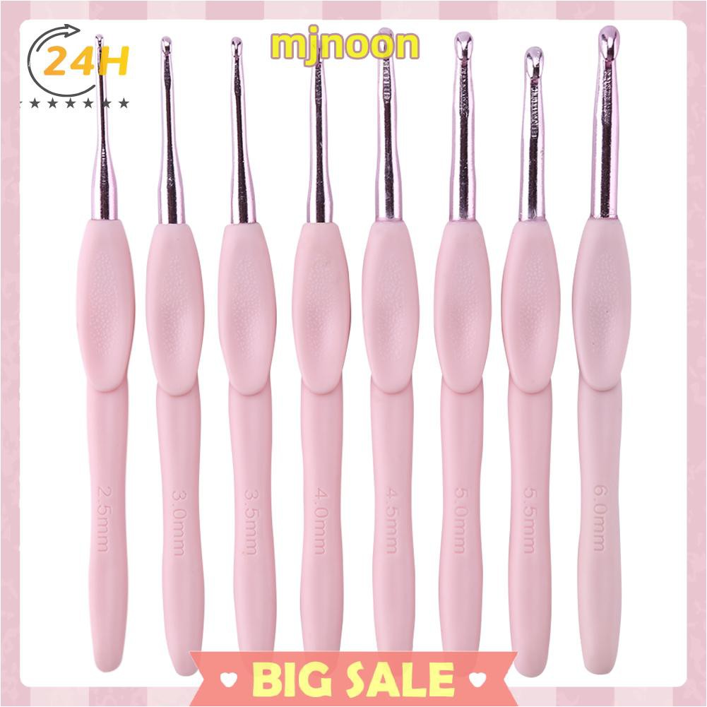 Set 8 kim đan len bằng nhôm tay cầm nhựa tiện dụng | Shopee Việt Nam