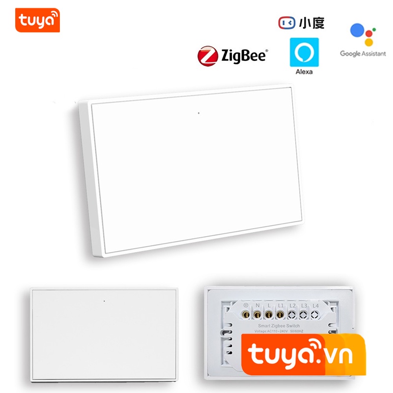 Công Tắc Cơ Cao Cấp Không Dây Nguội Zigbee Hình Chữ Nhật Tuya ZigbeeUS-KN | Shopee Việt Nam