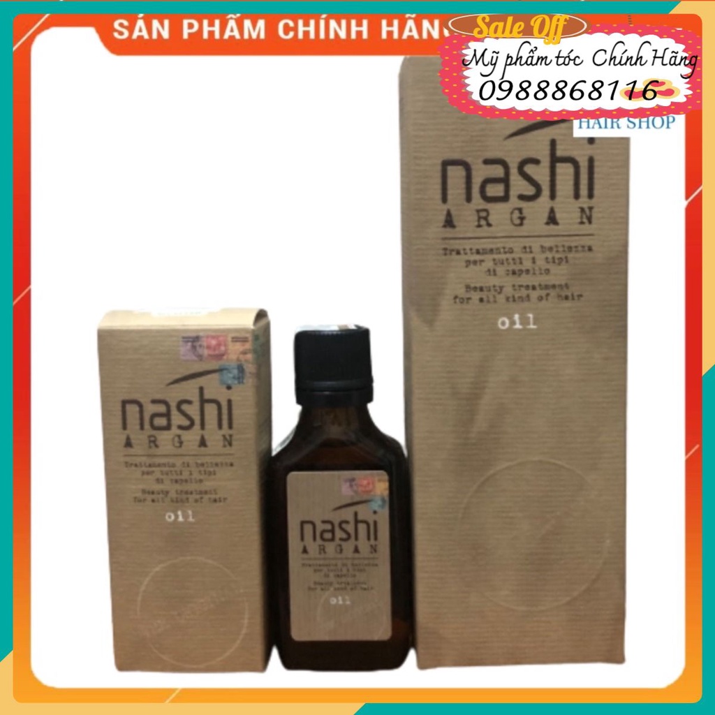 [NASHI CHÍNH HÃNG] TINH DẦU DƯỠNG TÓC NASHI ARGAN OIL 30ML100ML ...