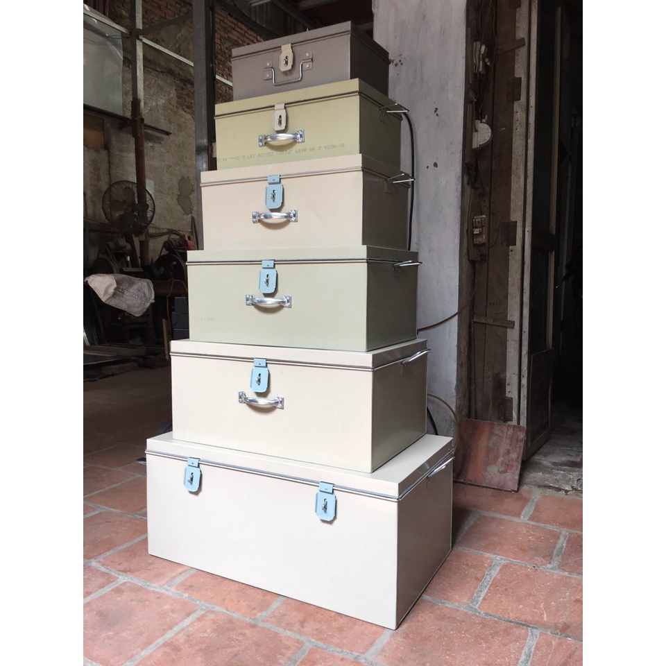 Hòm tôn đựng đồ kích thước 50cm x 33cm x 23cm MITUHOME | Shopee Việt Nam