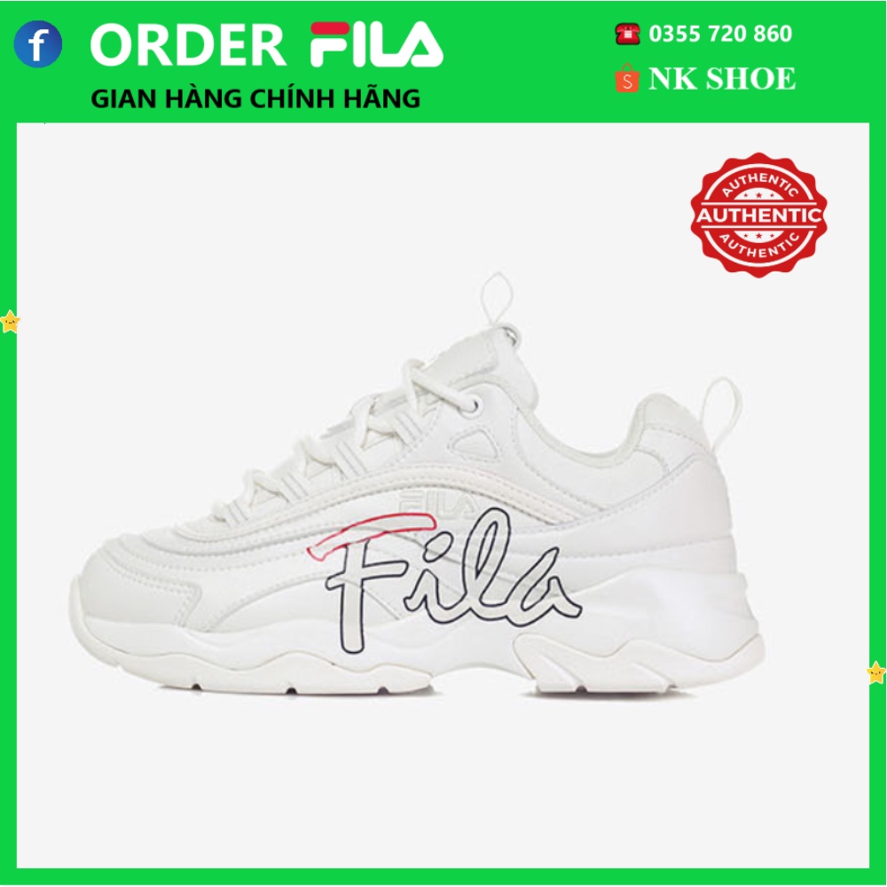 (Đủ bill) Giày Sneaker Thể Thao Nam Nữ Fila Ray Script chính hãng 100% ...