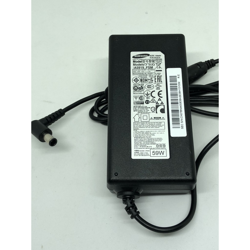 Adapter Nguồn TiVi samsung 19V 3.17A bản gốc chính hãng | Shopee Việt Nam