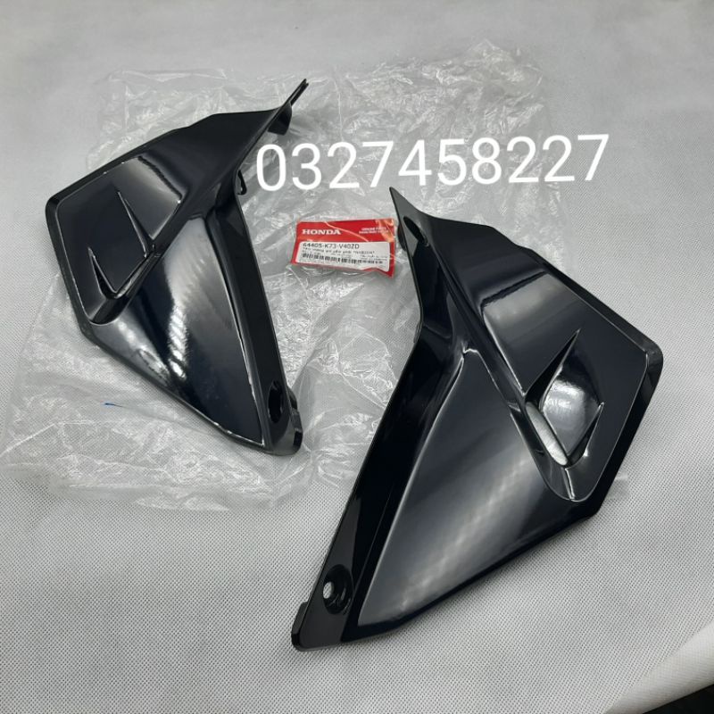 Cặp ốp nhựa thông gió, bững yếm xe FUTURE LED, WAVE 125i đen zin ...