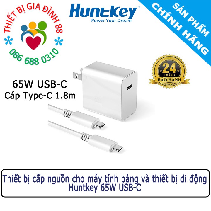 Adapter Bộ sạc kèm cáp cho Máy tính bảng và Thiết bị di động Huntkey ...