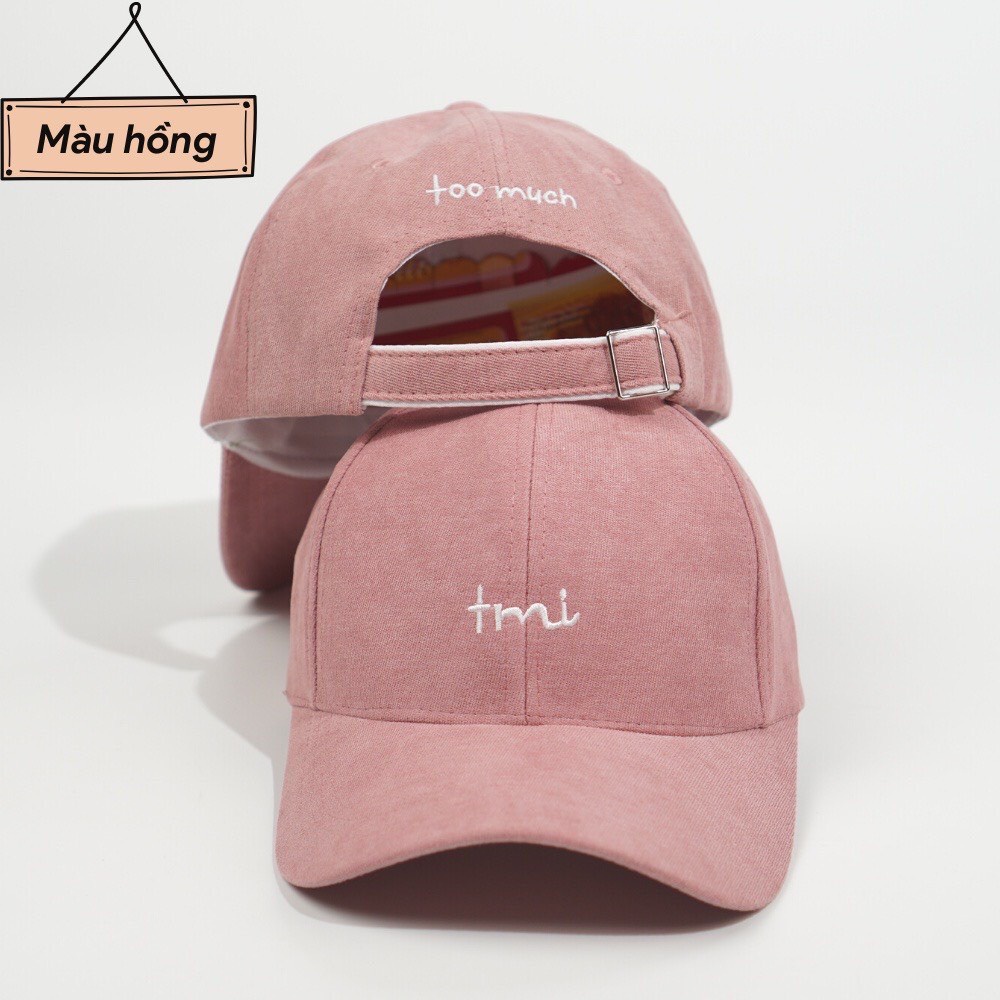 Nón Lưỡi Trai Tmi Chất Kaki Cao Cấp Phong Cách Ulzzang Form Unisex Nam ...