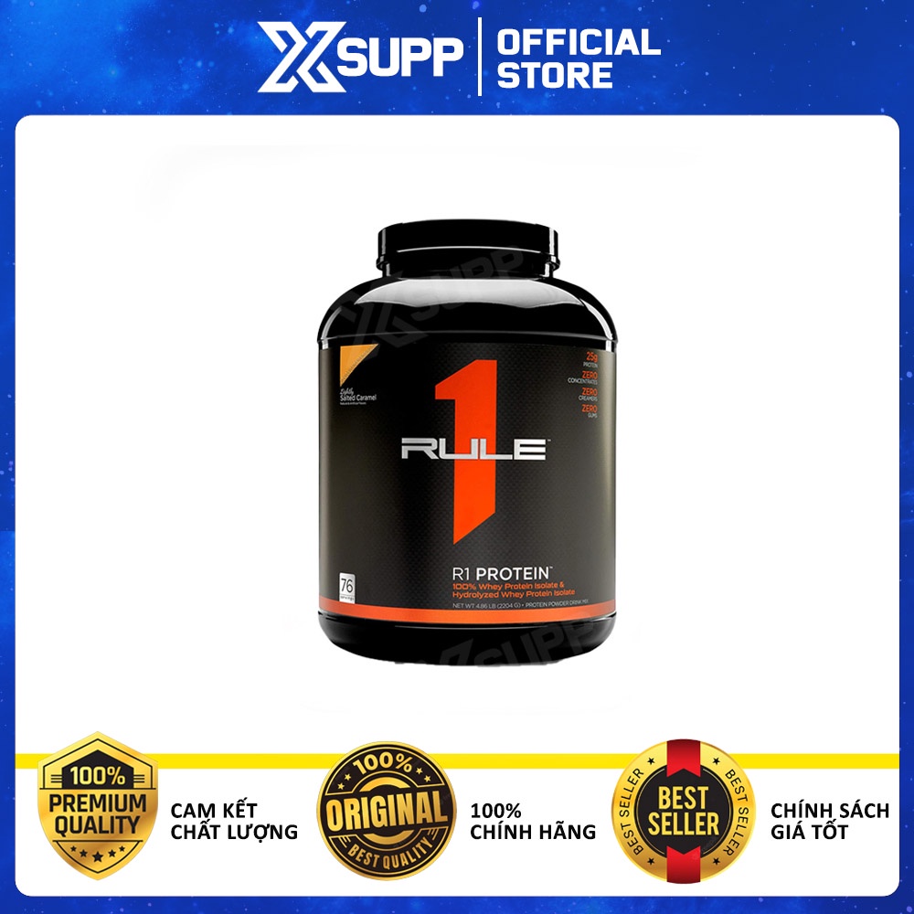 Rule1 Protein Whey Isolate- Sữa Tăng Cơ Isolate Protein 5lbs | Shopee ...