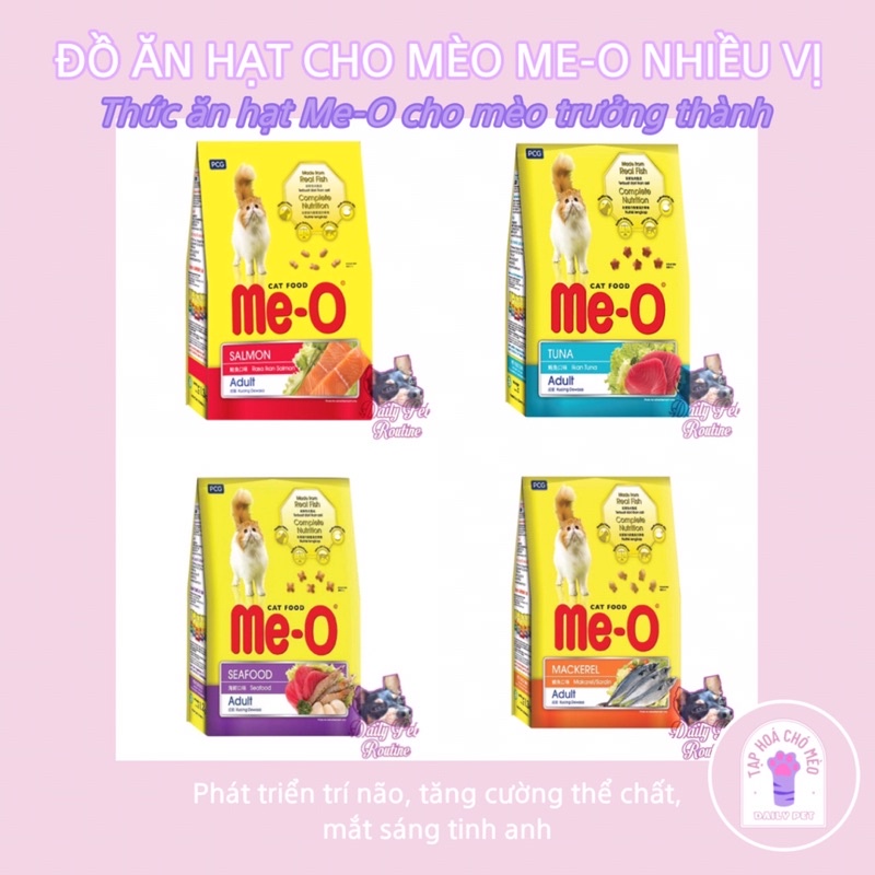 ĐỒ ĂN HẠT CHO MÈO ME-O NHIỀU VỊ - THỨC ĂN HẠT ME-O CHO MÈO TRƯỞNG THÀNH | Shopee Việt Nam