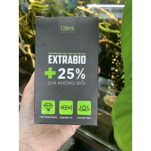 Vi sinh extrabio 125ml 250ml - Vi sinh làm trong nước hồ cá thuỷ sinh | Shopee Việt Nam