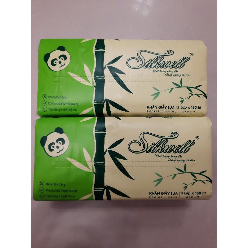 Combo 2 gói khăn giấy Silkwell 160 tờ | Shopee Việt Nam