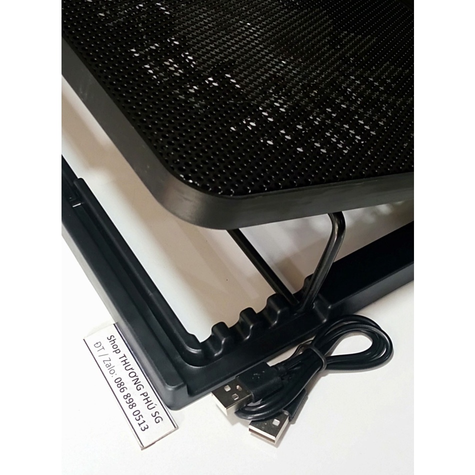 Đế tản nhiệt Laptop N99: 2 Fan 14 Cm - Có 4 nấc chỉnh độ cao - Up to 17 ...