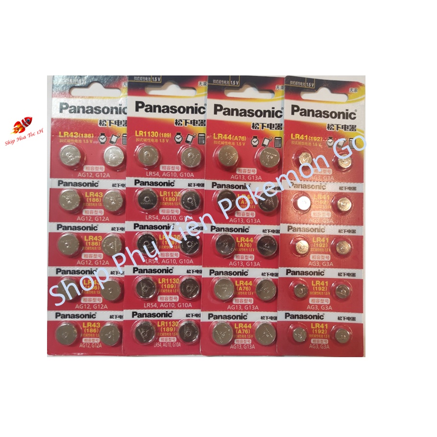 Pin Panasonic LR44 AG13 / LR43 AG12 / LR41 AG3 / LR1130 AG10 | Shopee ...