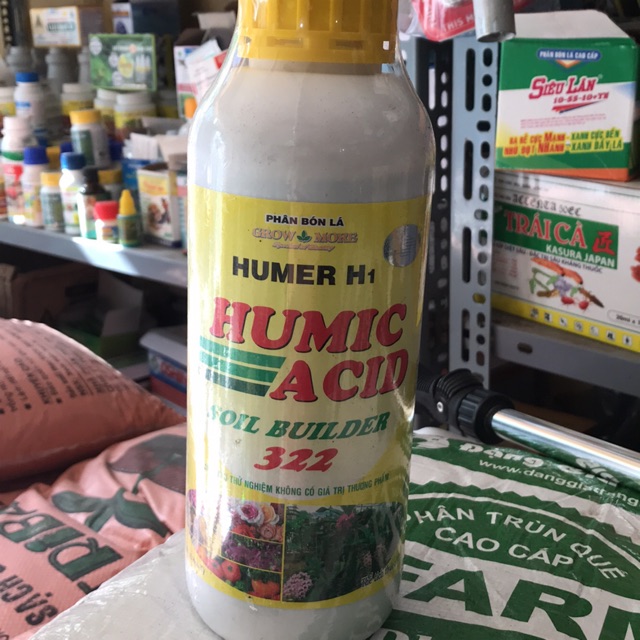 PHÂN BÓN HỮU CƠ AXIT HUMIC 322 CHAI 1000ML | Shopee Việt Nam
