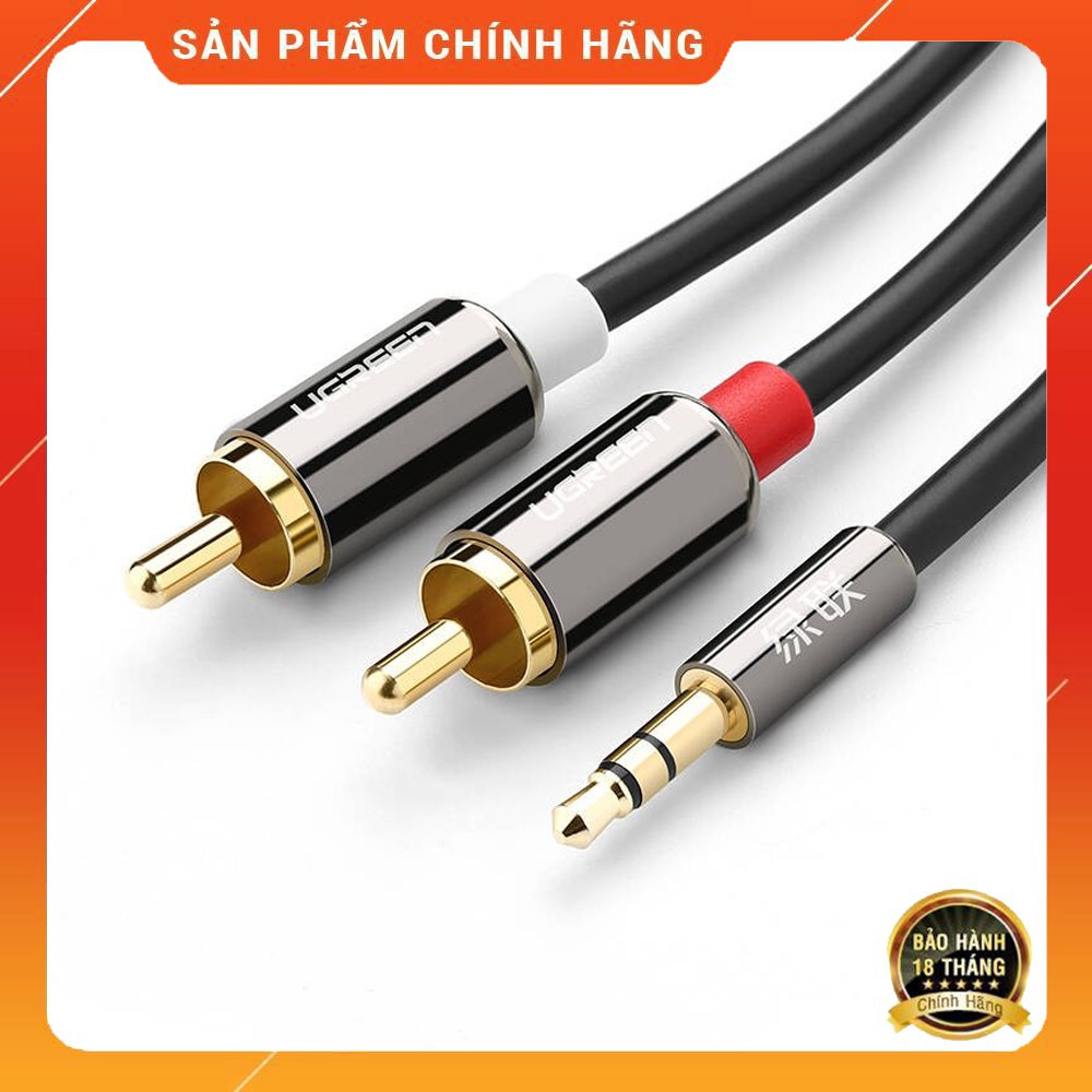 UGREEN AV116 - Cáp Audio 3,5mm ra 2 đầu Hoa sen (RCA) - Hãng chính hãng HÀNG CHÍNH HÃNG | Shopee ...