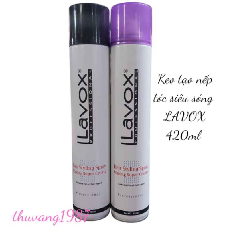 Keo tạo nếp siêu sóng Lavox 420ml | Shopee Việt Nam