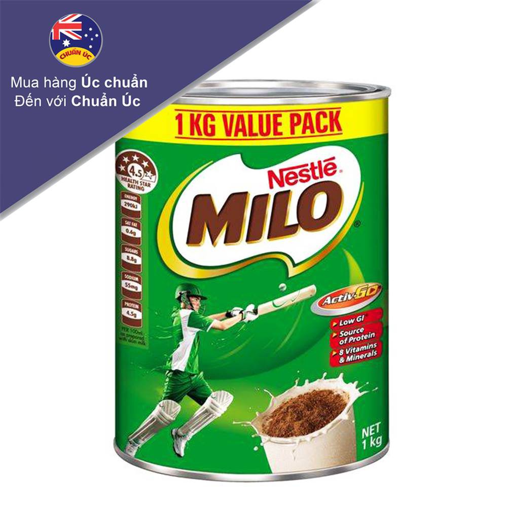 Sữa Milo Úc hộp 1kg (Date mới 2021) | Shopee Việt Nam