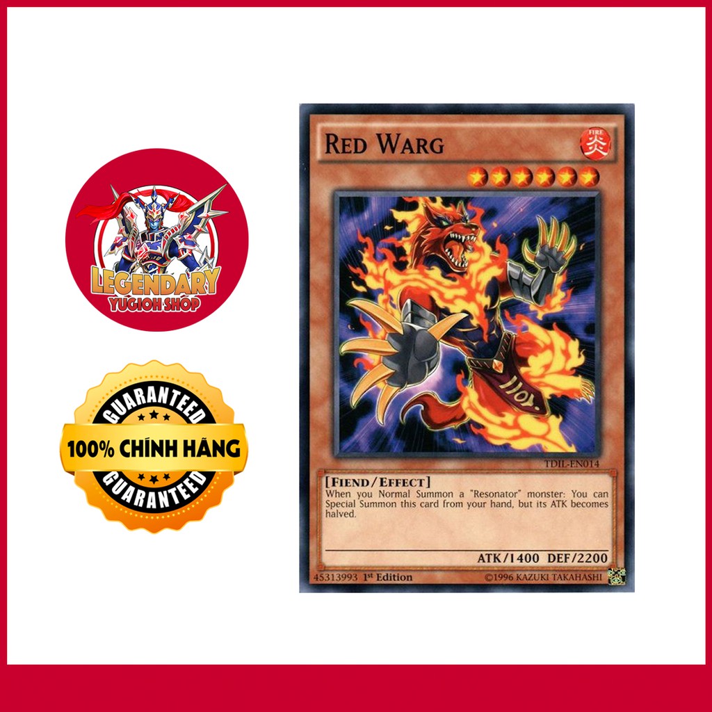 [Thẻ Bài Yugioh Chính Hãng] Red Warg | Shopee Việt Nam