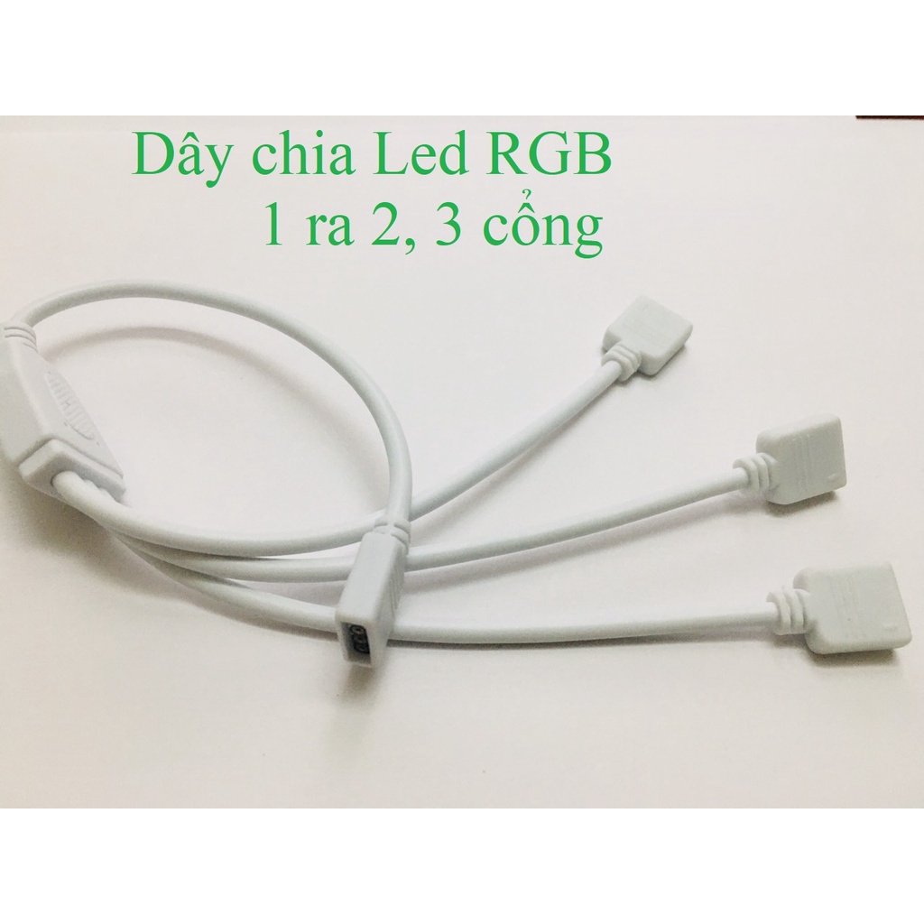 Dây chia Led RGB từ 1 cổng ra 2, 3 cổng 4 pin | Shopee Việt Nam