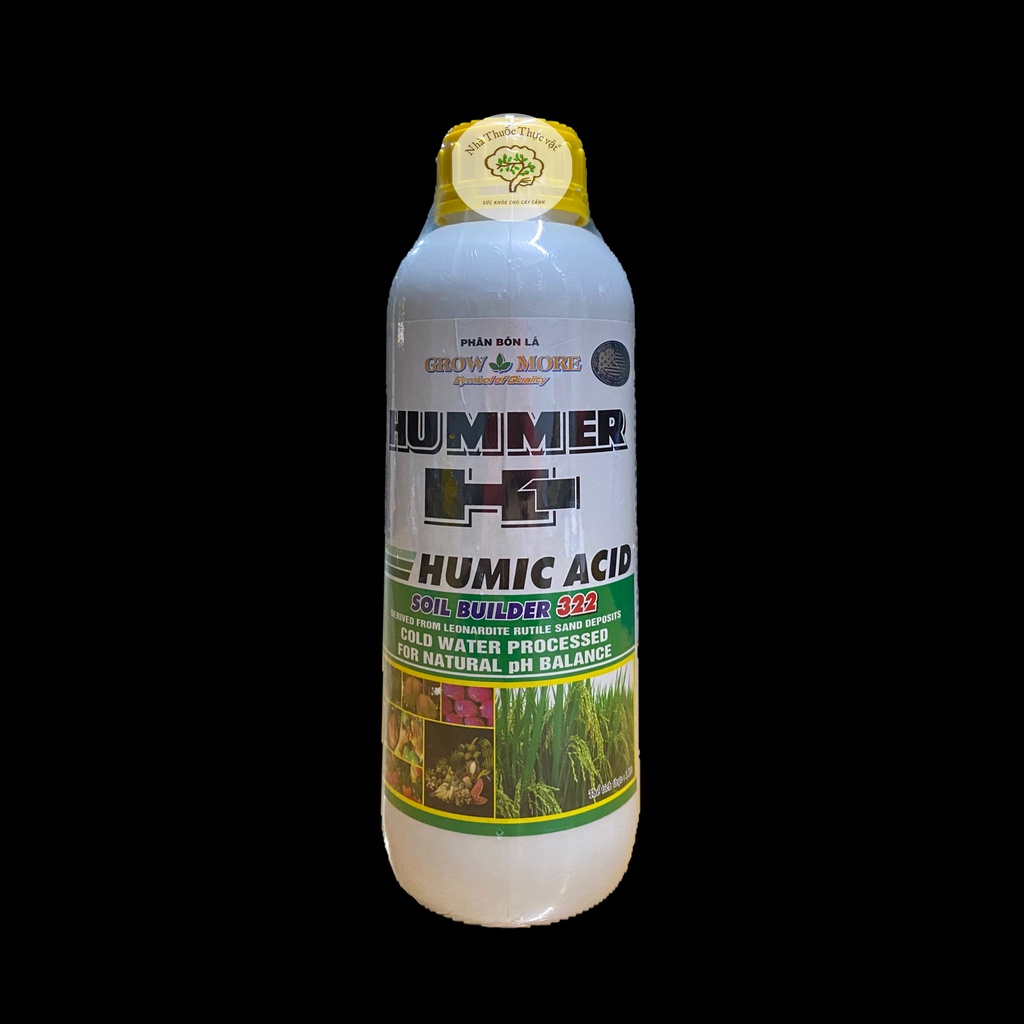 Humic Acid 322 nhãn trắng Phân bón lá Growmore Hummer H1 - loại 1 lít ...