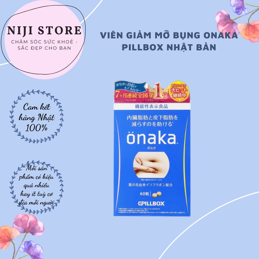 VIÊN GIẢM MỠ BỤNG ONAKA PILLBOX NHẬT BẢN | Shopee Việt Nam