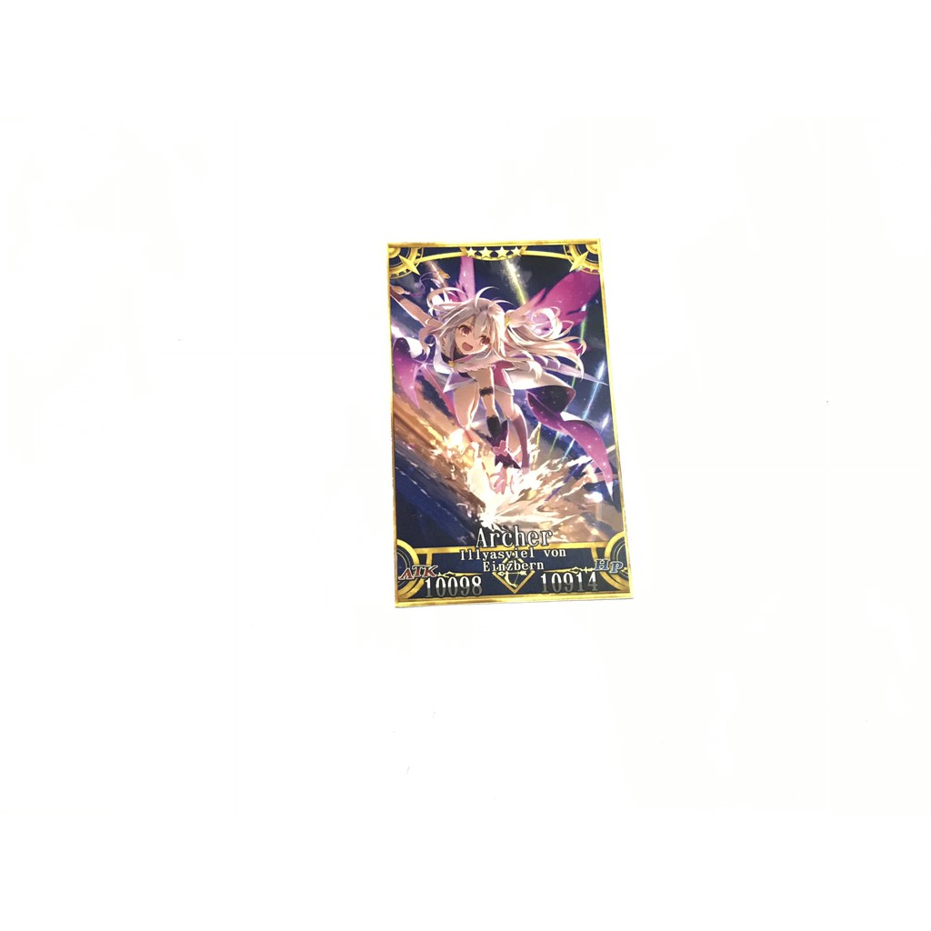 Thẻ bài custom card bánh xốp Fate/Grand Order FGO để sưu tầm Illya Von ...