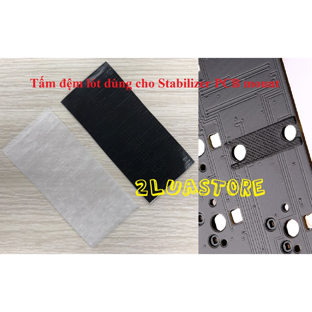 Bộ Stab Foam Poron cho Stab Stabilizer bàn phím cơ Foam holee Foam Stab ...