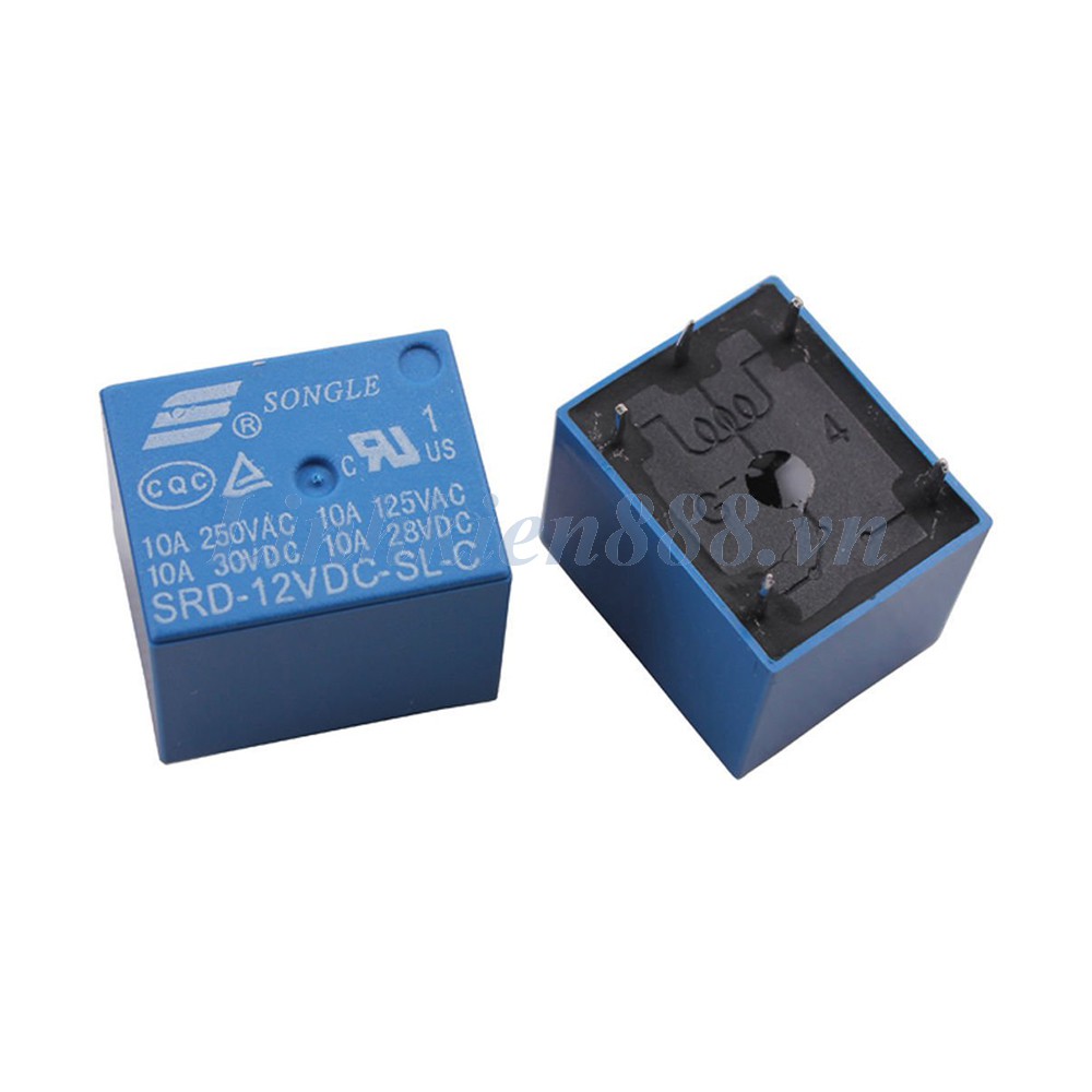 Relay 12V 10A 5 Chân SRD 12VDC-SL-C | Shopee Việt Nam
