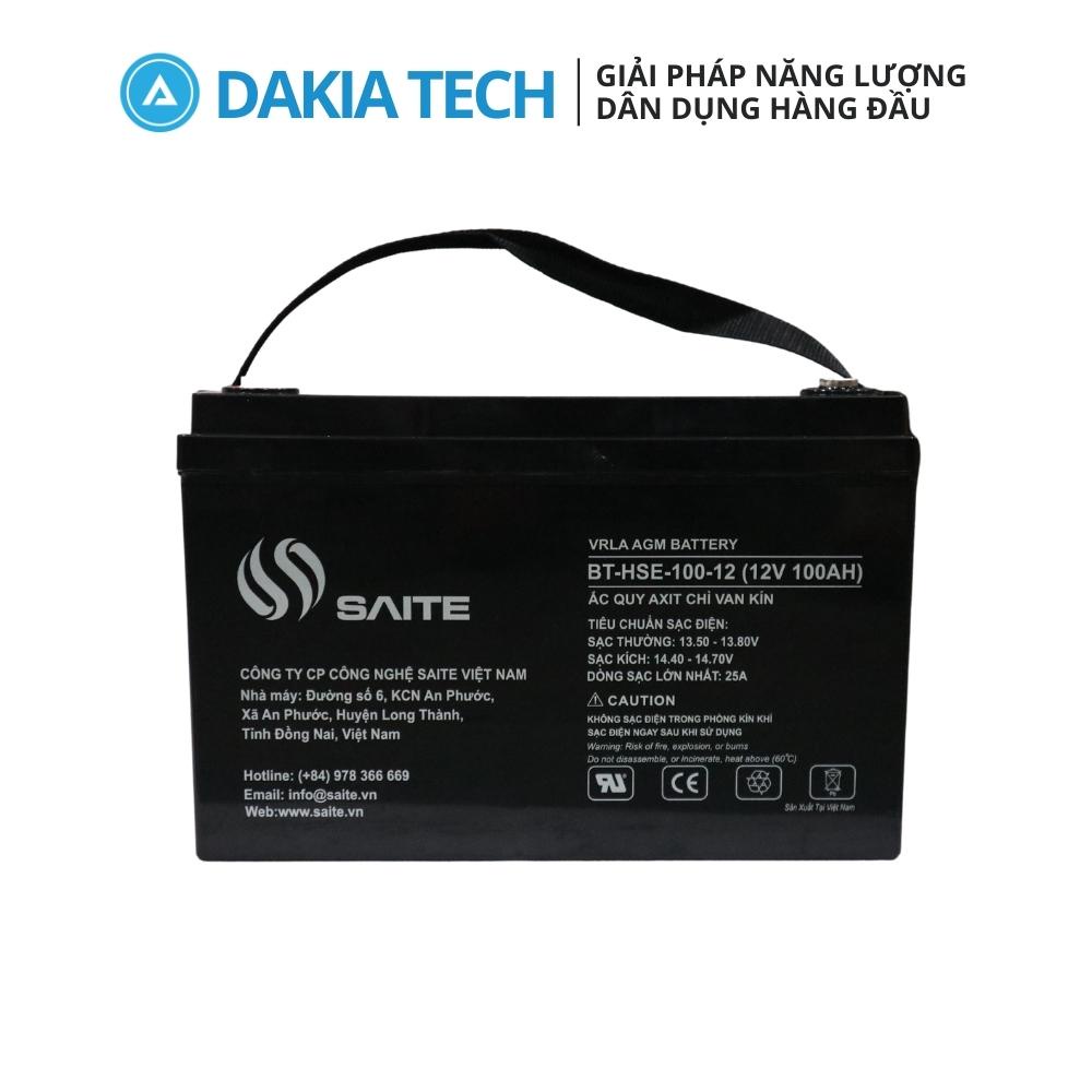 Ắc quy Saite 12V 100Ah Model BT-HSE-100-12 | Shopee Việt Nam