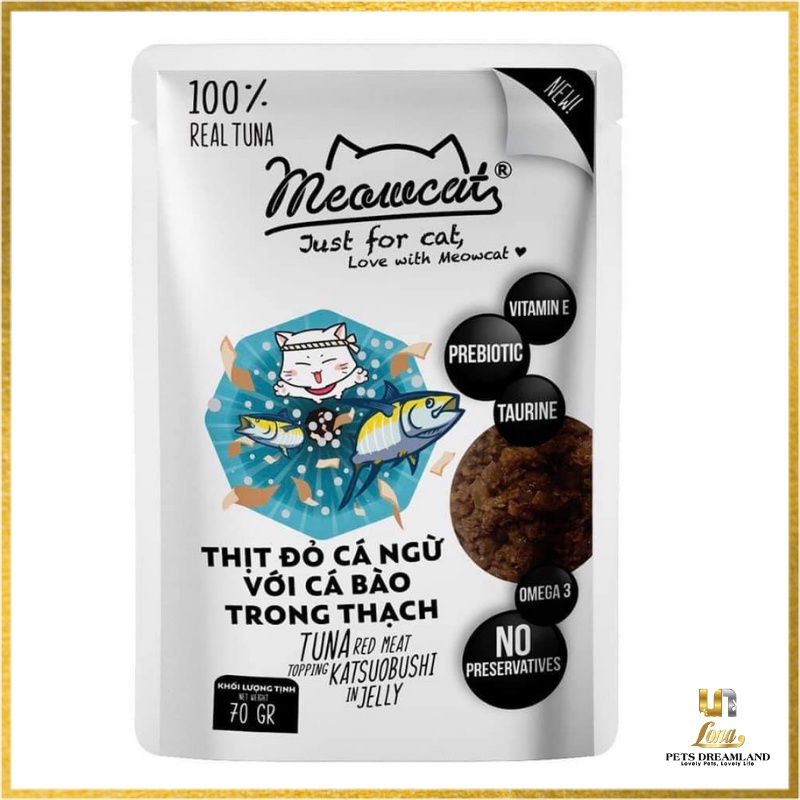 Pate Meocat cho mèo gói 70gr Lona Pets | Shopee Việt Nam