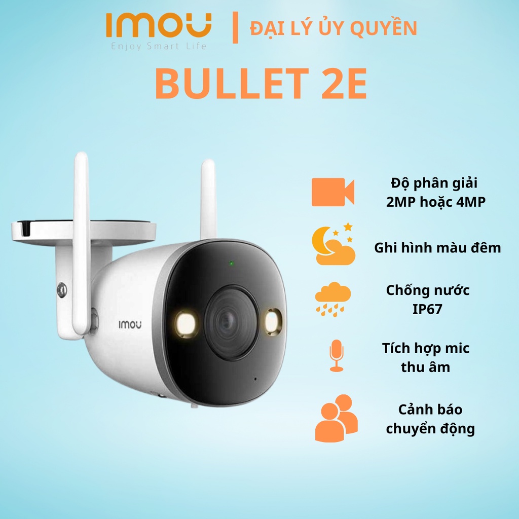 Camera WIFI ngoài trời cố định có màu ban đêm IMOU F22FP 2MP/ F42FP 4MP ...