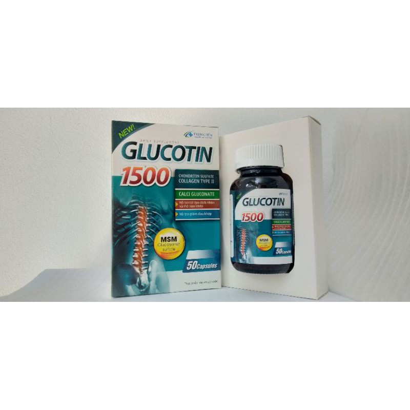 [Chính Hãng] Glucotin 1500 (Glucosamin 1500) lọ 50 viên - Hỗ trợ tái ...