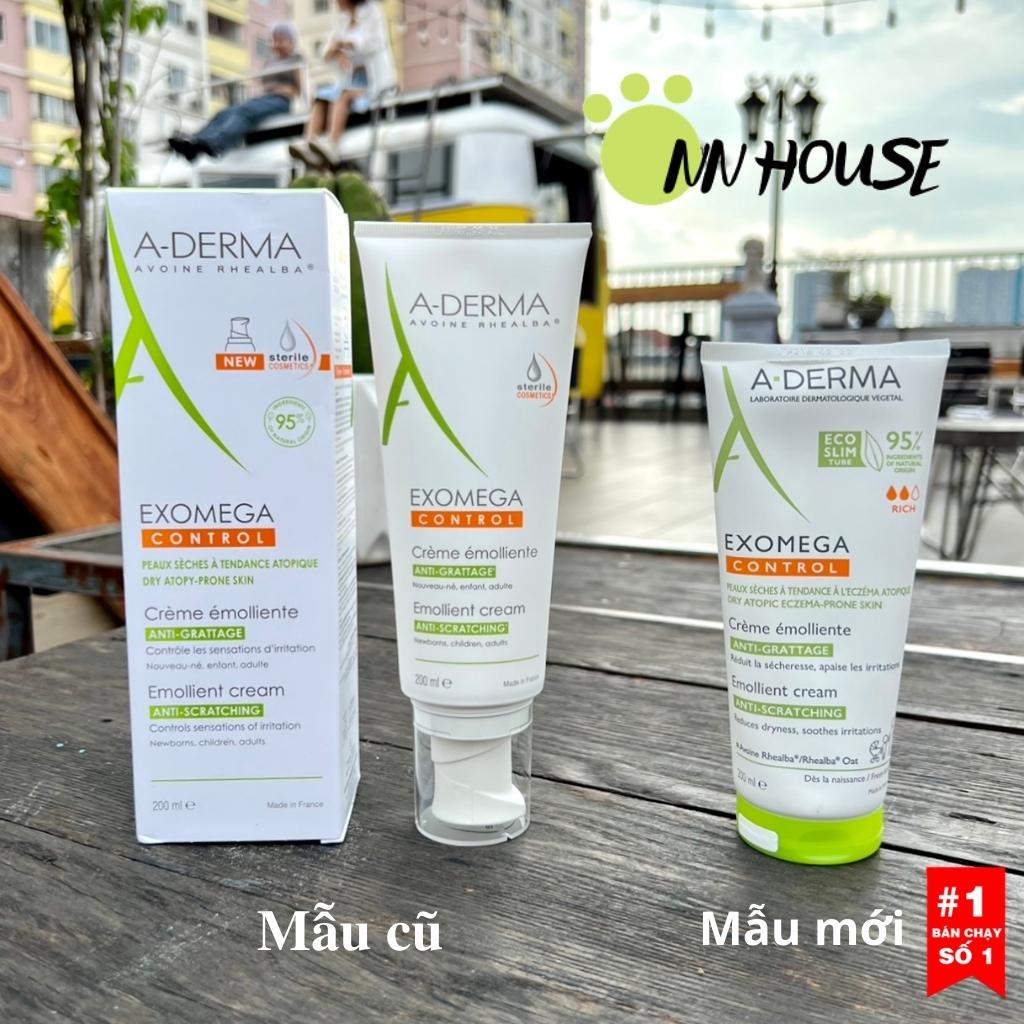 Kem dưỡng da Aderma Exomega 200ml cho da khô, chàm sữa, viêm da cơ địa ...