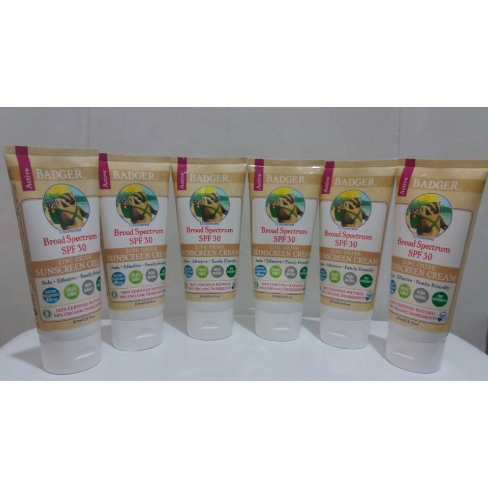 KEM CHỐNG NẮNG SPF 30 BADGER 87ML | Shopee Việt Nam