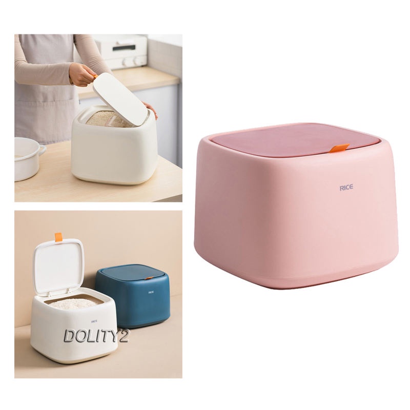 Food Container Flip Top Large Airtight 10kg Rice Storage for Pantry ...