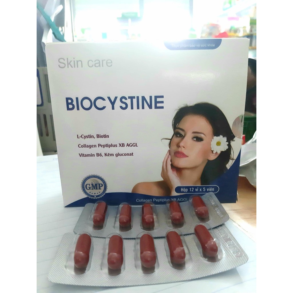 Viên uống COLLAGEL BIO CYSTINE trẻ hóa giá, ngăn rụng tóc | Shopee Việt Nam