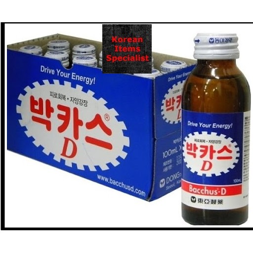 Bacchus D 100ml DONGA Nước tăng lự ENERGY DRINK 박카스 D | Shopee Việt Nam
