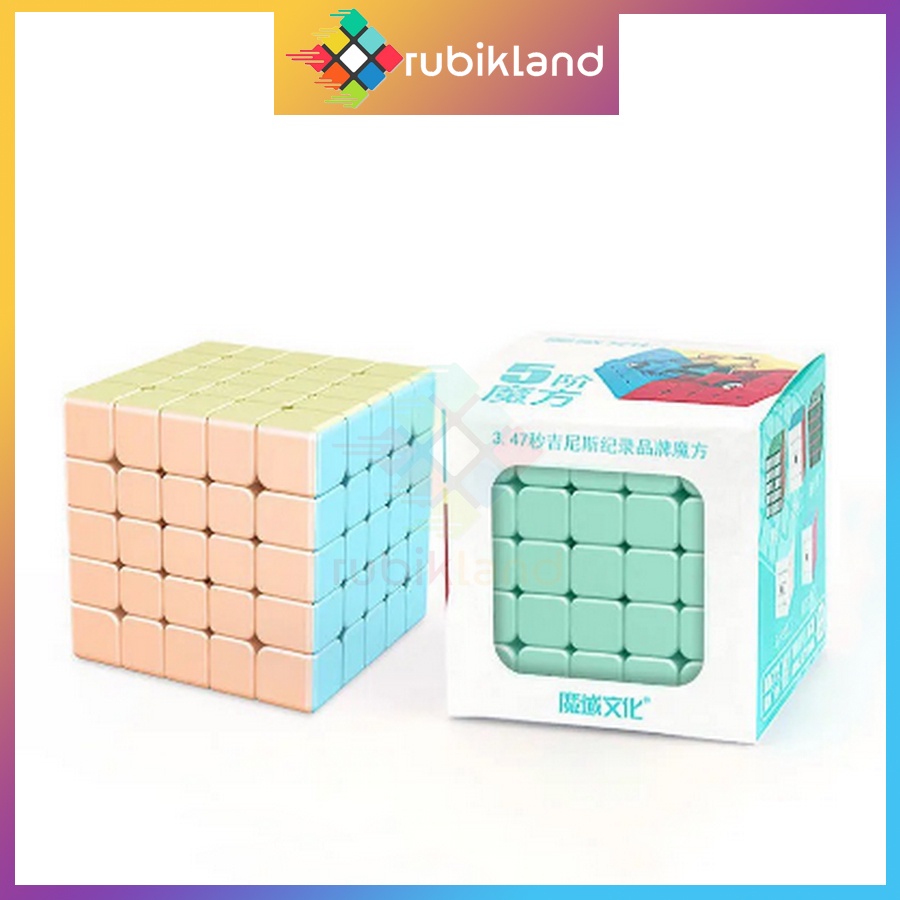 [Bộ Sưu Tập] Rubik MoYu Macaron 2x2 3x3 4x4 5x5 Pyraminx Rubic Biến Thể Stickerless Đồ Chơi Trí ...