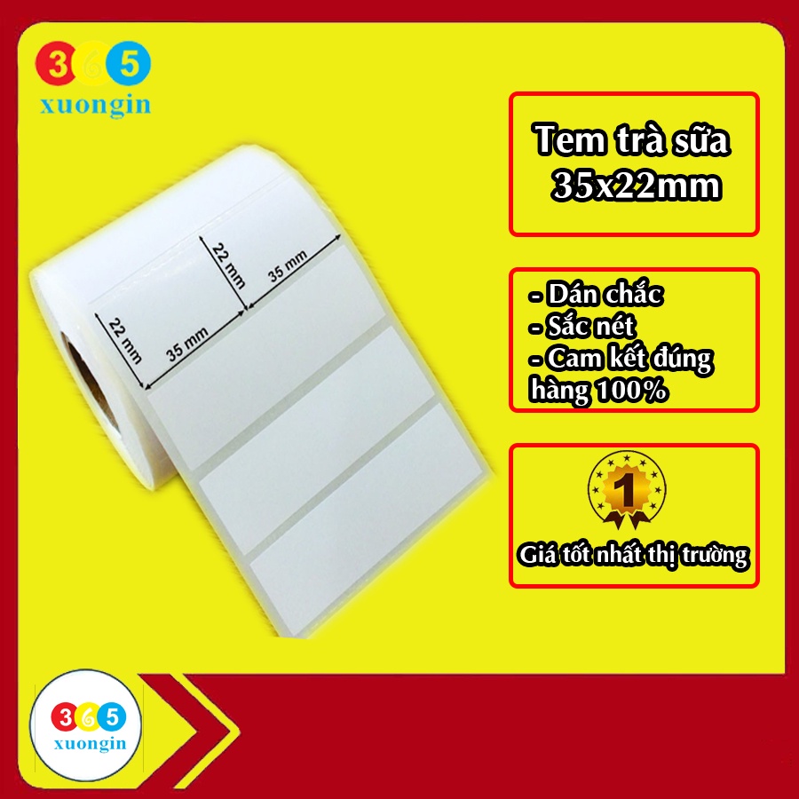 GIẤY IN MÃ VẠCH (2 TEM ) - Decal IN NHIỆT 35x22 | Shopee Việt Nam