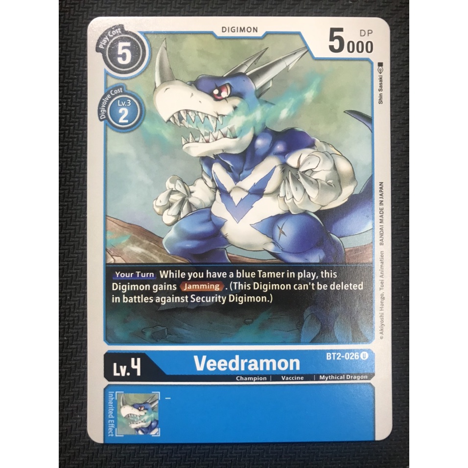 Thẻ bài Digimon BT2-026 - Veedramon - Uncommon | Shopee Việt Nam